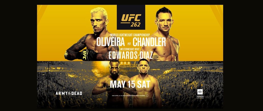 UFC 262 - Oliveira vs. Chandler - Detalles - Combates